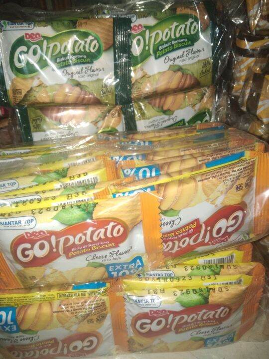 Go Potato biskuit kentang 1pack isi 20pcs | Lazada Indonesia