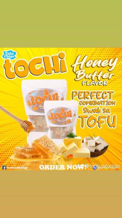 Tofu Chips HONEY BUTTER Flavor ( TOCHI ) | Lazada PH