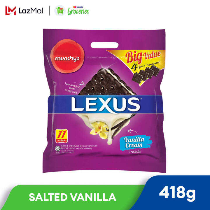 Munchy's Lexus Salted Vanilla Sandwich 418g | Lazada