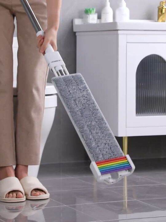 Zolele 360° Rotation Mop Magic Flat mop Hand-Free Lazy Mop Household Wet And Dry Mop | Lazada PH