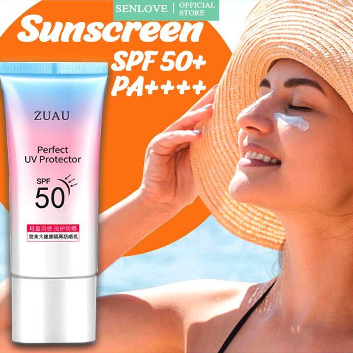 SENLOVE Sun Block for face and body sunscreen 50+ PA+++ UV whitening ...