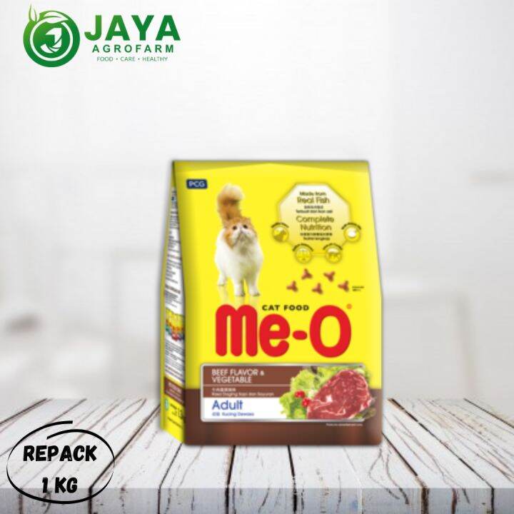 Meo Makanan Kucing Repack 1 kg Rasa Beef | Lazada Indonesia