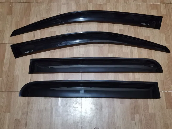 Door Visor Rain Visor Toyota Hilux Vigo 2005 to 2015 | Lazada PH