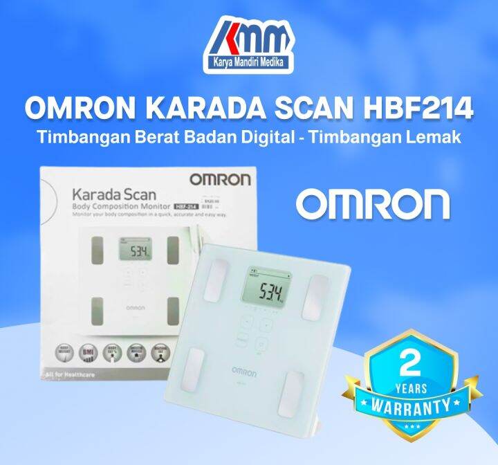 Omron Karada Scan HBF 214 / Timbangan Berat Badan Digital | Lazada ...