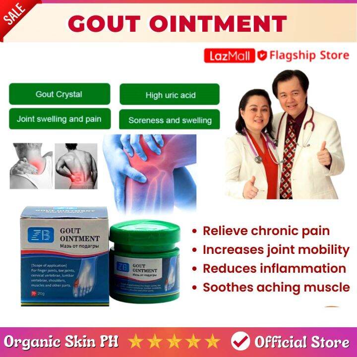 Gout ointment cream good for rayuma, foot, hand, finger and joint knee ...