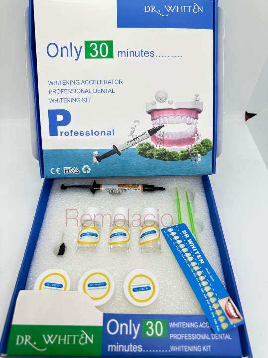 Dr whiten teeth whitening kit good for 6 patients | Lazada PH