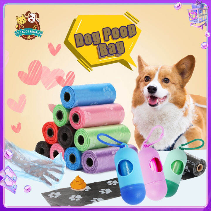 Portable Poop Bags Set garbage bag Mini Portable Pet Dog Waste Garbage ...