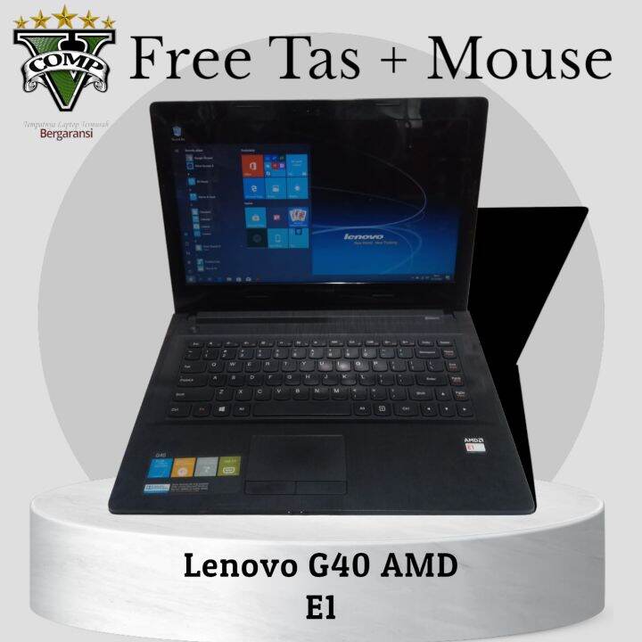 Laptop Lenovo G40 Amd E1- 6010 SSD 256gb Ram 4gb Amd Radeon R2 | Lazada ...