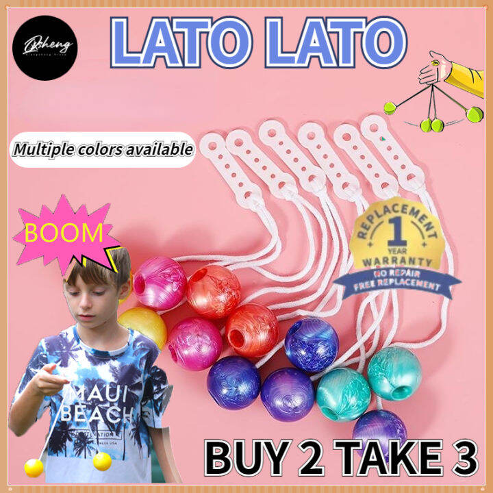 【Clearance Sale 】Lato Lato Viral Toys Glow In The Dark LED Old School ...