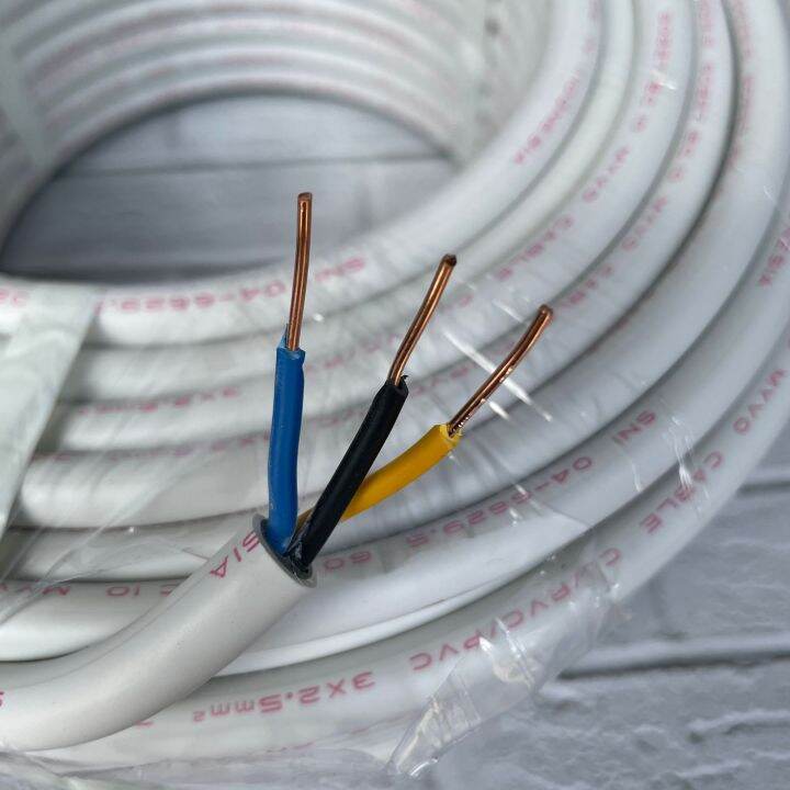 HARGA PER METER MYVO KABEL LISTRIK NYM 3X1.5 TEMBAGA MURNI SNI KABEL ...