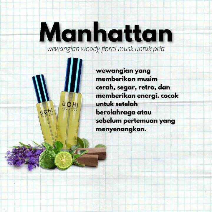 Uchi Parfume - CH 212 Man (20ml,35ml,60ml) | Lazada Indonesia