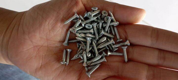 Skrup Sekrup Tapping Baut Mur Screw JF Kayu Mebel Olimpik 10 pcs ...