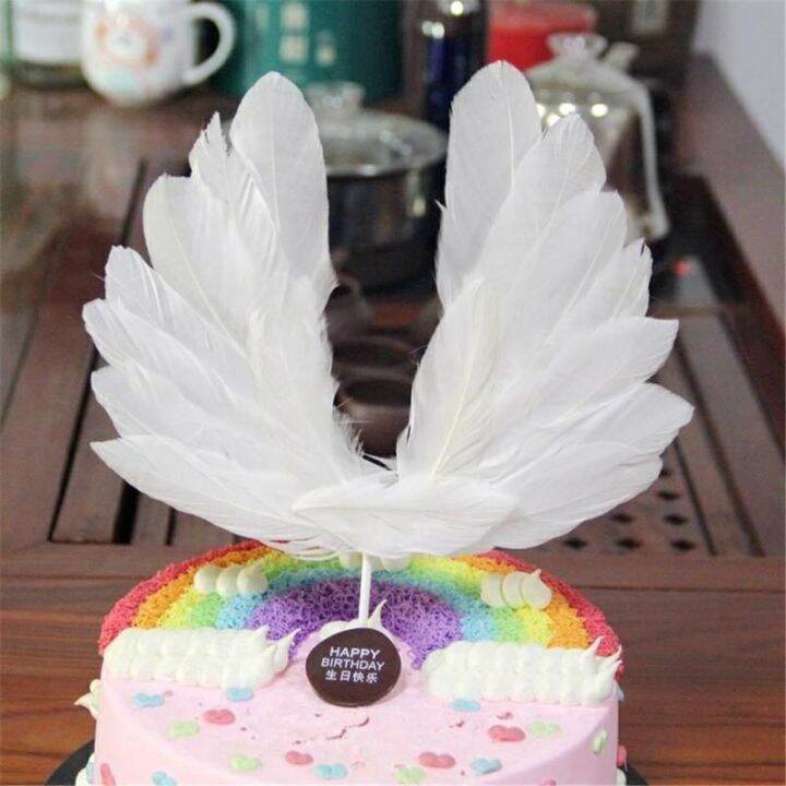 TOPPER CAKE BULU SAYAP PERI WING | Lazada Indonesia