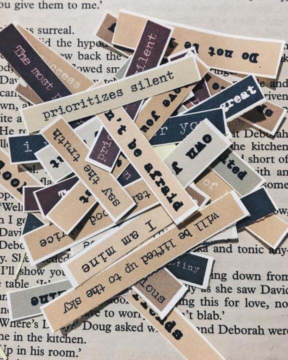 Sticker journaling sticker set words sticker journal sticker english ...