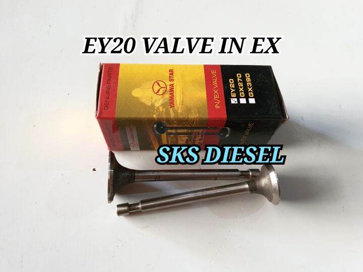 EY20 EY 20 VALVE IN EX KLEP API MINYAK MESIN ROBIN 5.0 HP YAMAWA ...