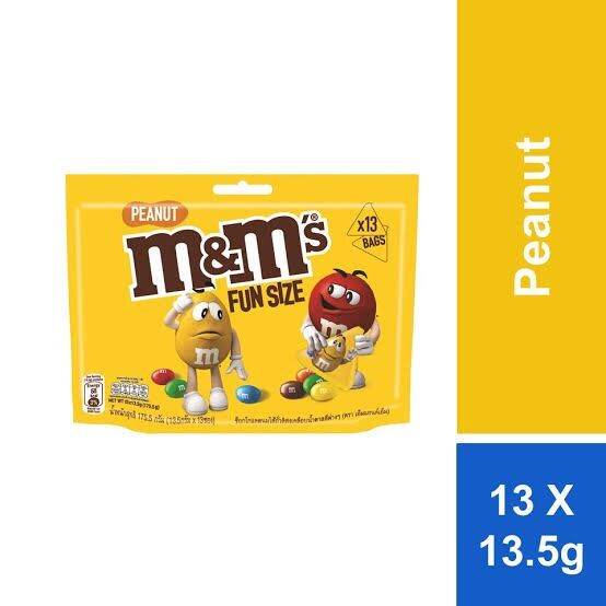M&M’s Peanut Fun Size 13x Bags 175.5g | Lazada PH
