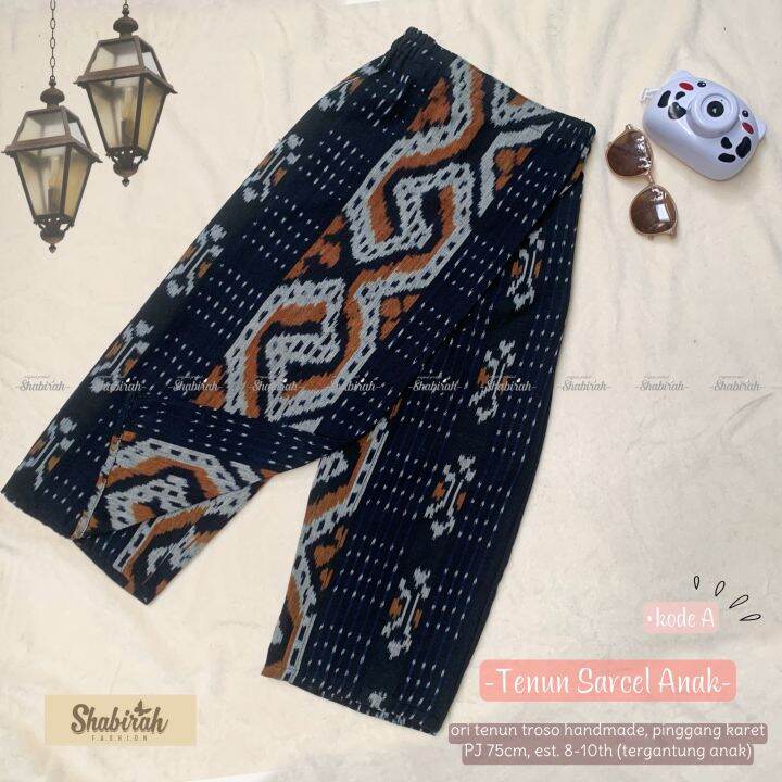 sarcel anak tenun troso PAUD, TK, SD - sarung celana tenun anak, sarcel ...