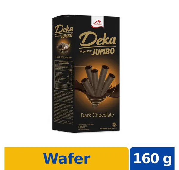 Deka Wafer Roll Jumbo Dark Chocolate 160g | Lazada PH