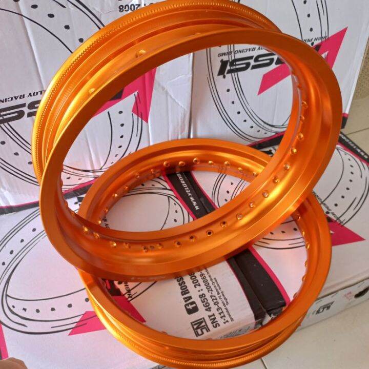 velg Supermoto orange 300 350 KLX D-Tracker crf wr vrossi warna ...