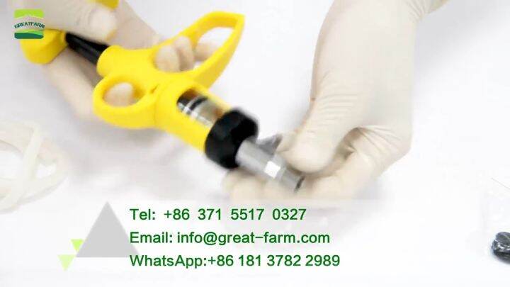 5/10ML Automatic Veterinary Drench Gun Stainless Steel Adjustable ...