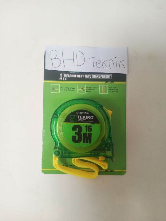 Meteran 3 meter TEKIRO model Baru | Lazada Indonesia