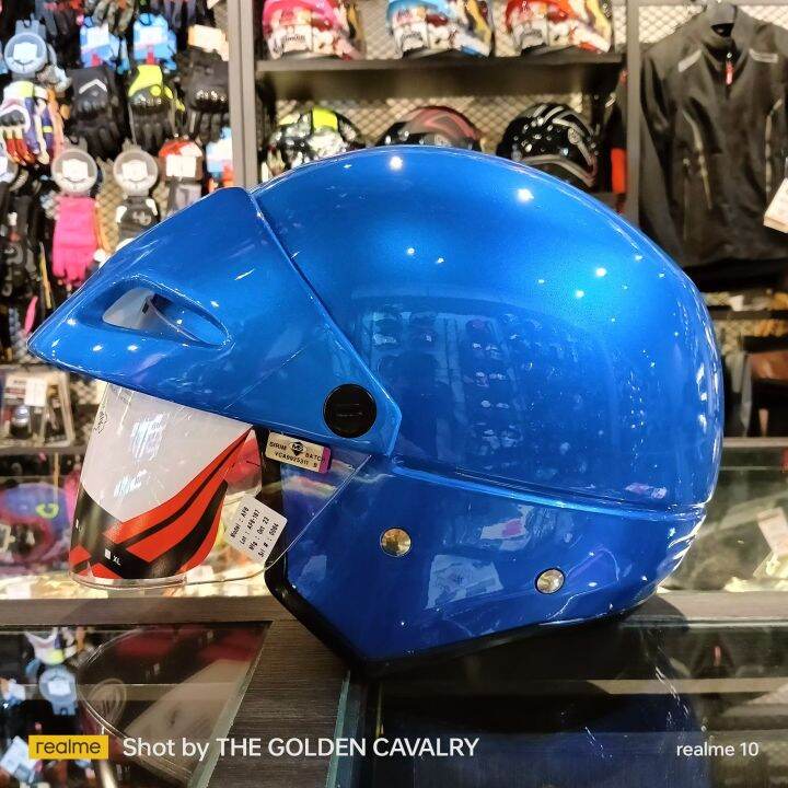 ARC AF6 SEMI JET BLUE HELMET | Lazada