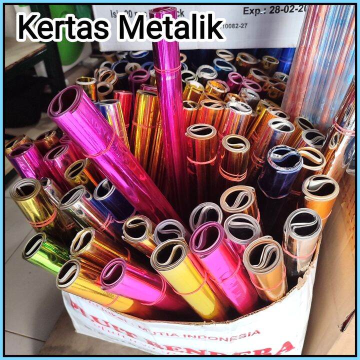 1 Rol Kertas Mas Metalik isi 10 Lembar | Lazada Indonesia