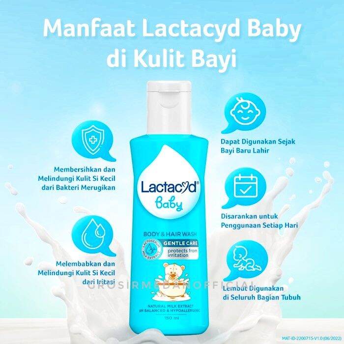 LACTACYD BABY GENTLE CARE - SABUN MANDI BAYI KEMASAN BARU - LACTACYD ...