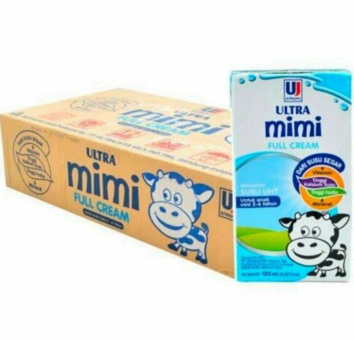 Ultra Mimi Full Cream 125 ml (1 Dus Isi 40 Pcs) | Lazada Indonesia