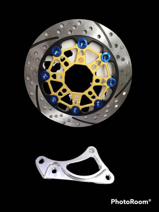 220mm disk with bracket for mio stock caliper and stock front shock ...