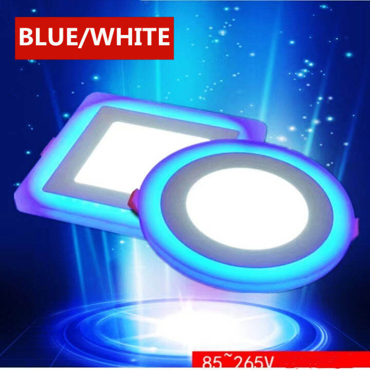 Tricolor Pin light 6W LED Downlight Ultra-Thin Ceiling Light Recessed ...
