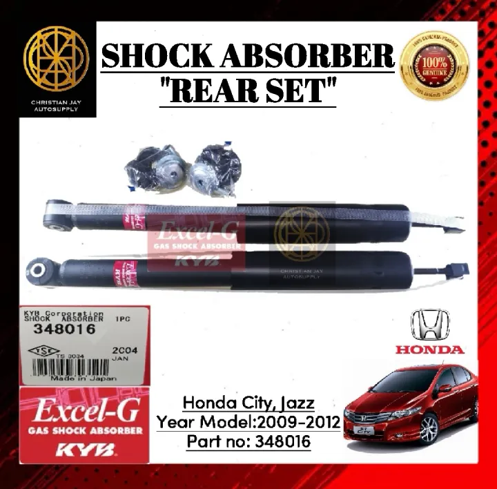 KYB Shock Absorber Front SET Honda City, Jazz 2009-2012 Year model ...