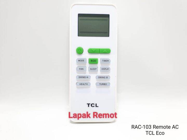Remote AC TCL ECO Healthy | Lazada Indonesia