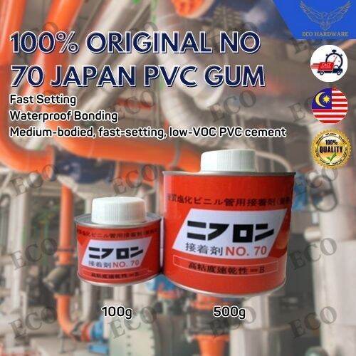 【Eco Hardware & Necessary】100% Original No 70 Japan PVC Pipe Glue ...