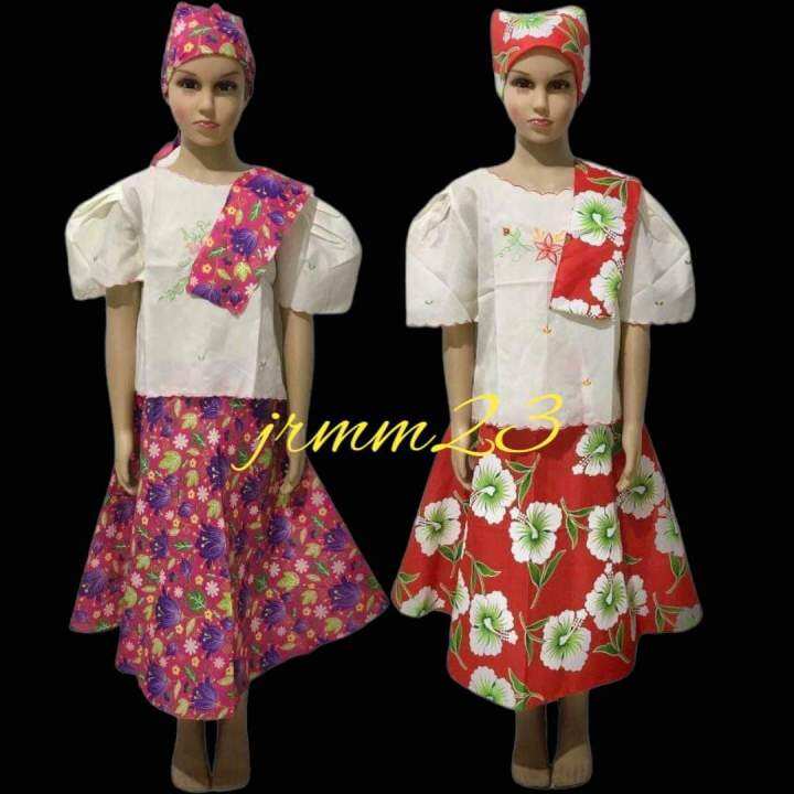 terno patadyong costume.pang sayaw.kids to adult | Lazada PH