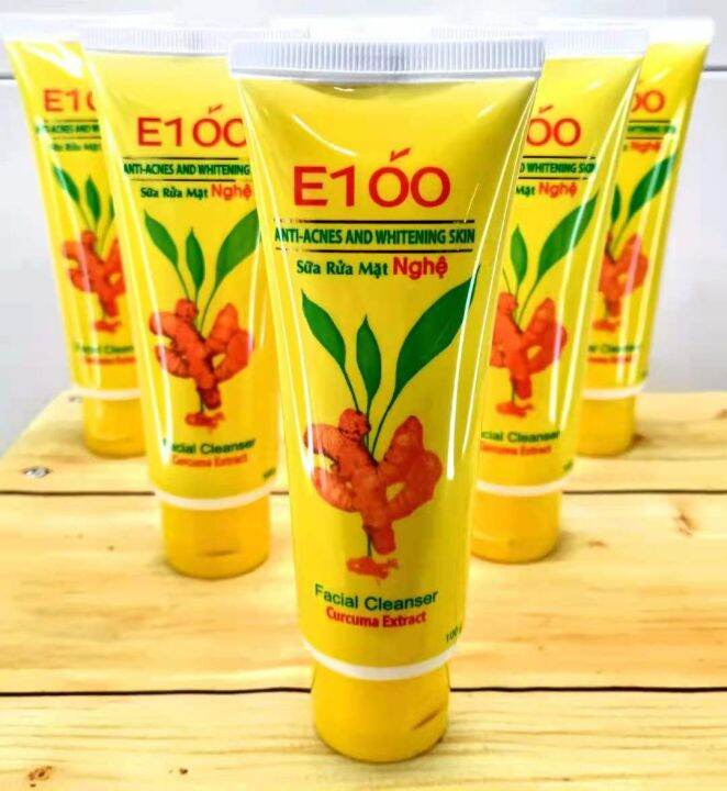 Sua Rua Mat E100 Nghe - Turmeric Facial Cleanser 100g | Lazada