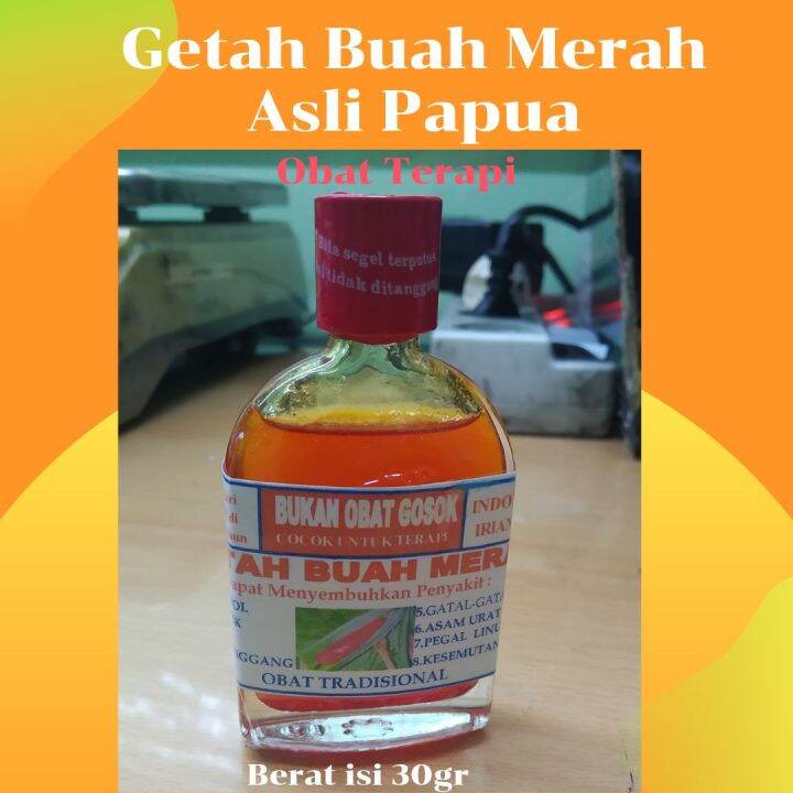 Getah Kayu Buah Merah Asli Papua | Lazada Indonesia