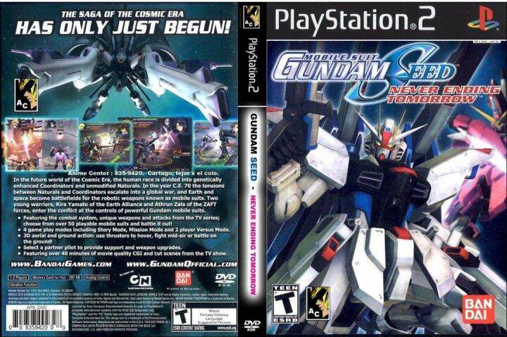 PS2 CD DVD GAME ( Mobile Suit Gundam SEED: Never Ending Tomorrow ) English Version | Lazada