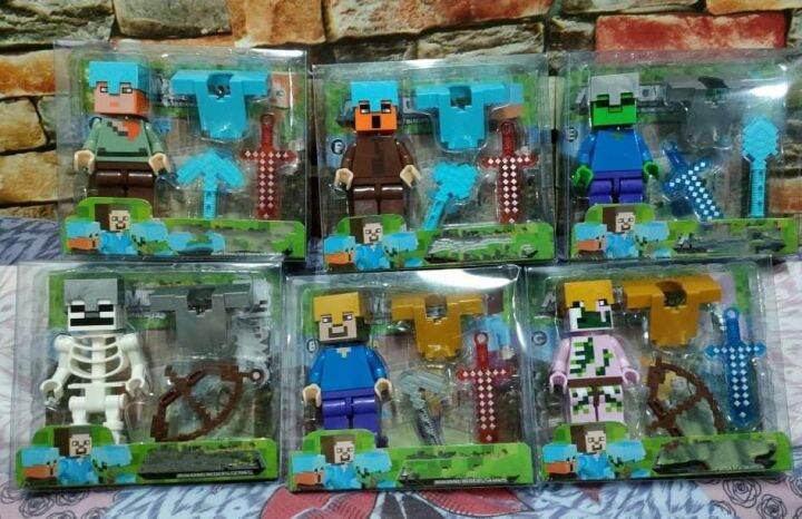 Minecraft miniature single characters toy | Lazada PH