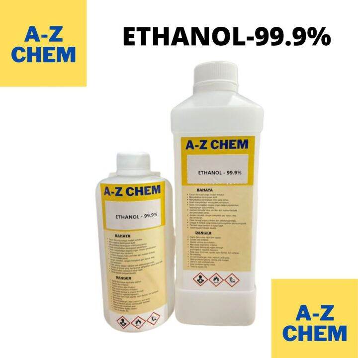Ethanol Alcohol 75% // 99.9% [500mL/1000ML/5000ML] Sanitizer / Solvent ...