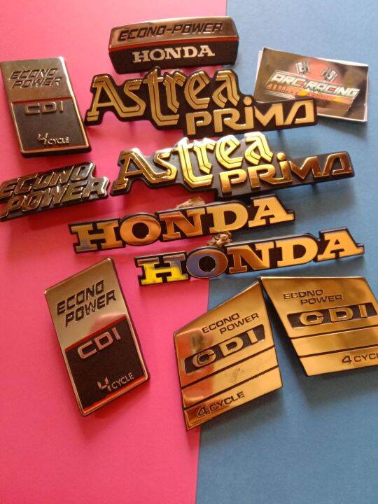 EMBLEM LOGO HONDA ASTREA PRIMA SET LOGO ASTREA PRIMA SET. | Lazada ...
