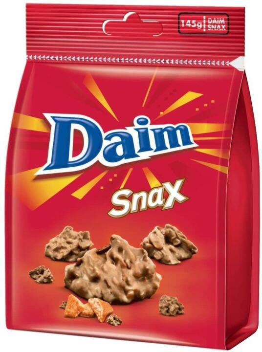 Daim Snax Milk Chocolate with Cornflakes Pouch เดม มิลค์ช็อกโกแลต คารา ...
