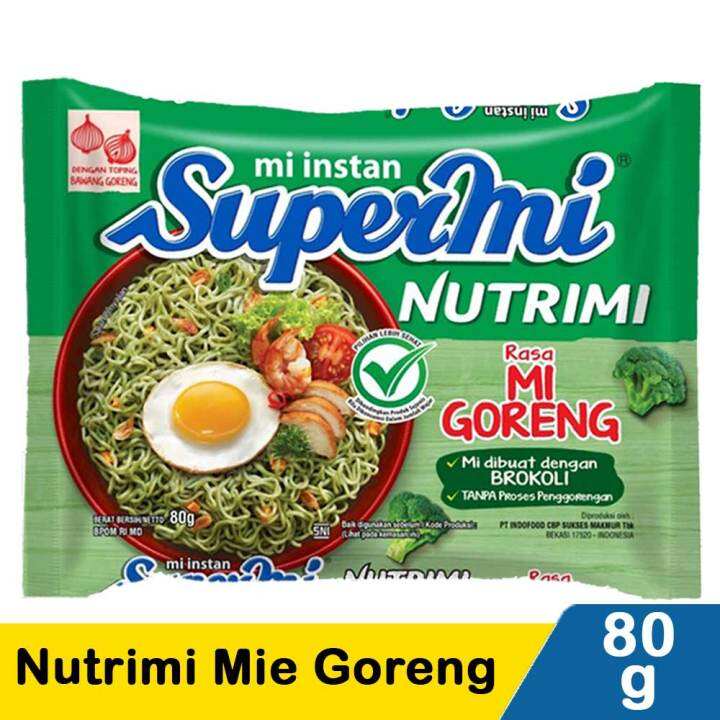 Mie Instan Supermi Nutrimi Rasa Indomie Goreng | Lazada Indonesia