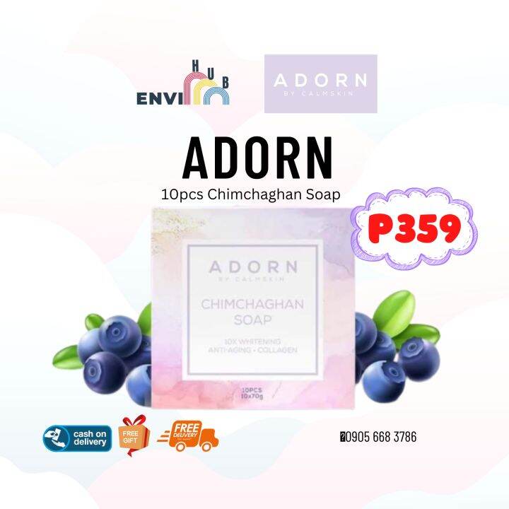 ADORN Chimchaghan Soap + FREEBIE | Lazada PH
