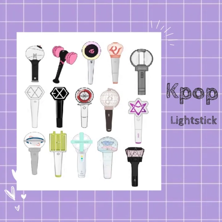 Kpop Lightstick Sticker Pack (Die-cut) | Lazada PH