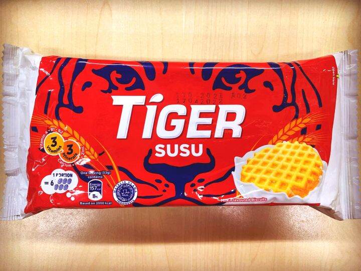 MONDELEZ TIGER SUSU MILK FLAVOURED BISCUITS 175G | Lazada