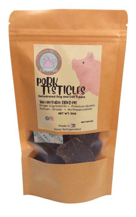 All Natural Dehydrated Premium Pork Testicles Dog and Cat Treats ...
