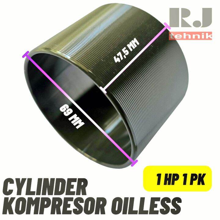 Cylinder Kompresor Silent Oilless 1 HP 1 PK Spare Part Compressor Liner ...