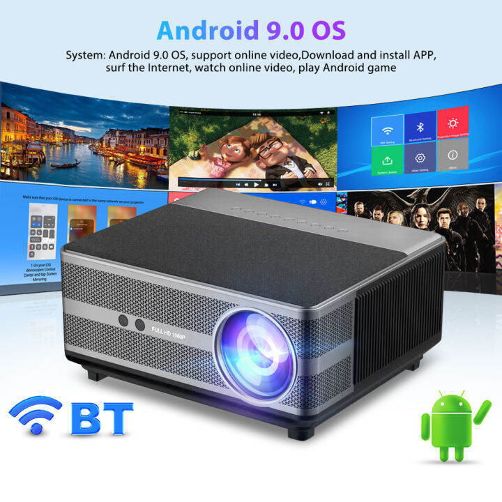 【Free 100inch projector screen】ThundeaL TD98W Android Projector Full HD ...