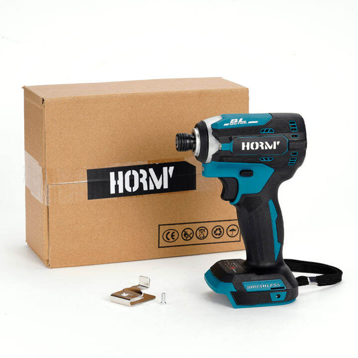 HORMY Brushless Electric Screwdriver 3 Speed 20V Hand Drill Driver ...